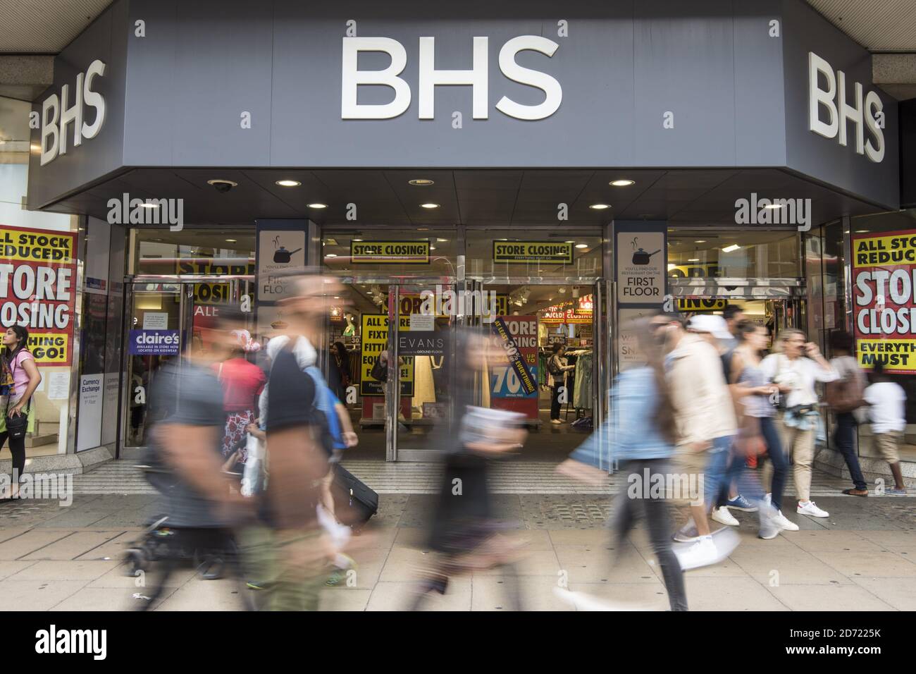 General view of the BHS store in Oxford Street, London. All 164 BHS ...