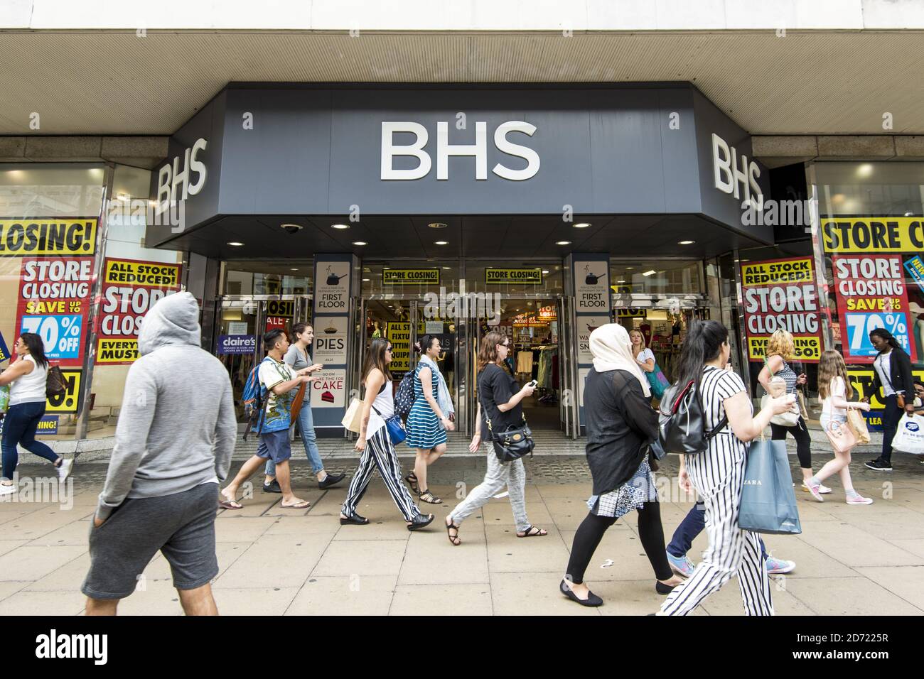 General view of the BHS store in Oxford Street, London. All 164 BHS ...