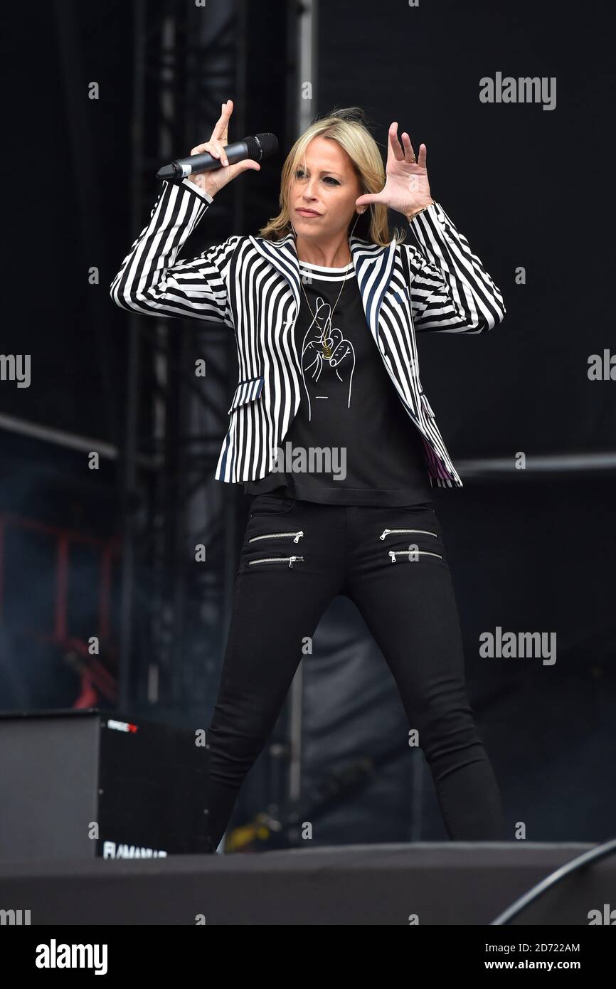 Nicole Appleton of All Saints performing during the V Festival at ...