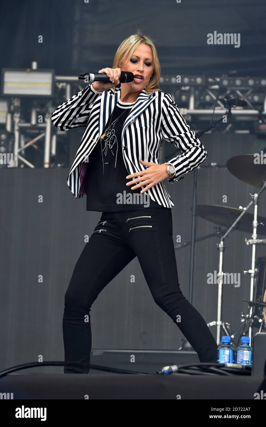 Nicole Appleton of All Saints performing during the V Festival at ...