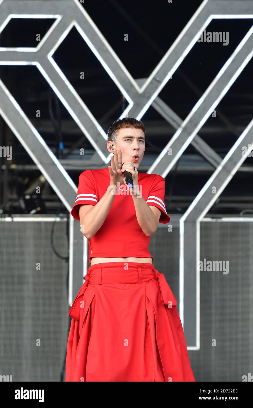 Olly alexander years years music festival at hylands park hi-res stock ...