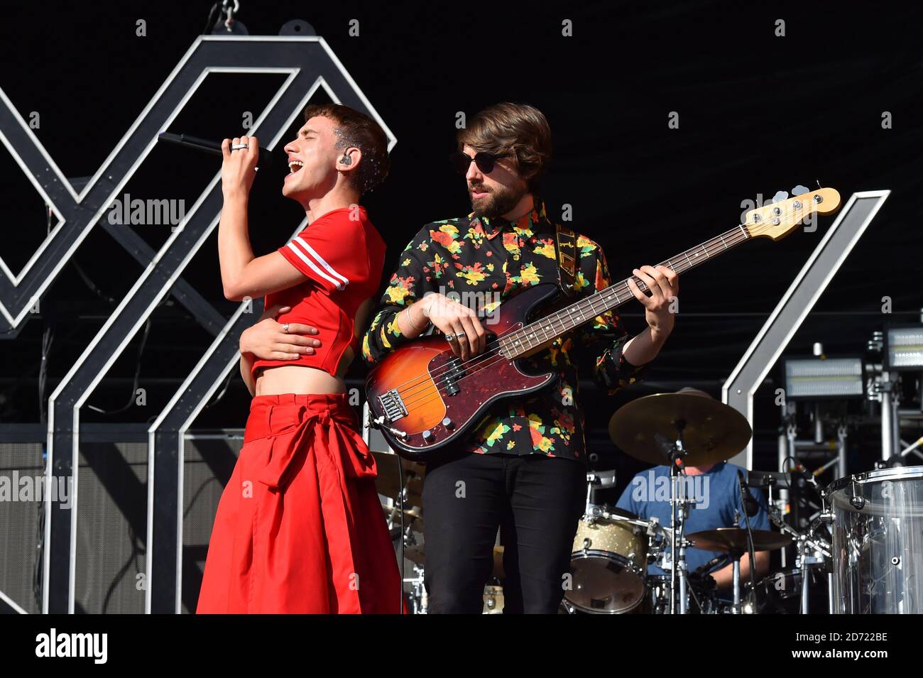 Olly Alexander and Mikey Goldsworthy of Years and Years performing ...