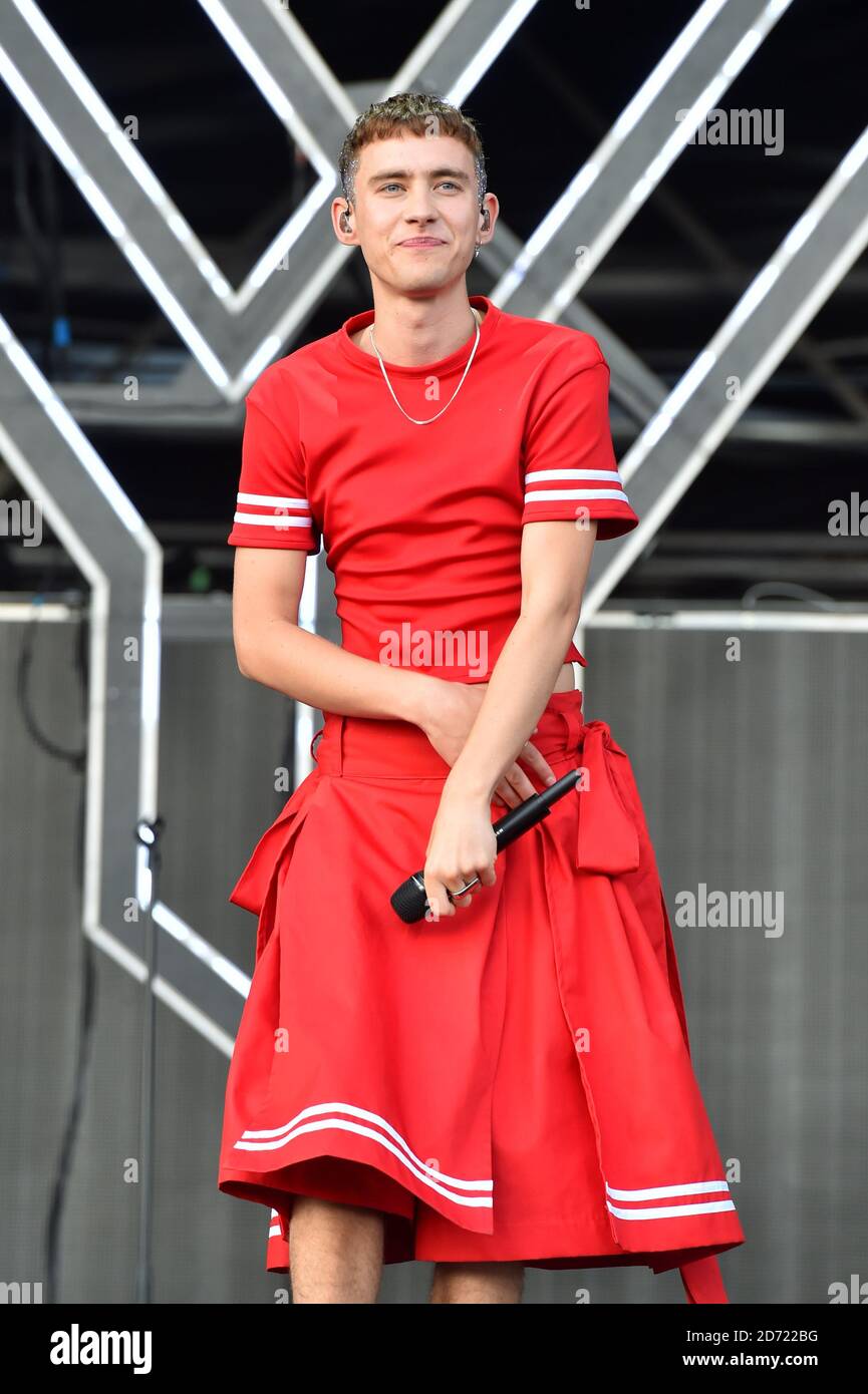 Olly alexander years years music festival at hylands park hi-res stock ...