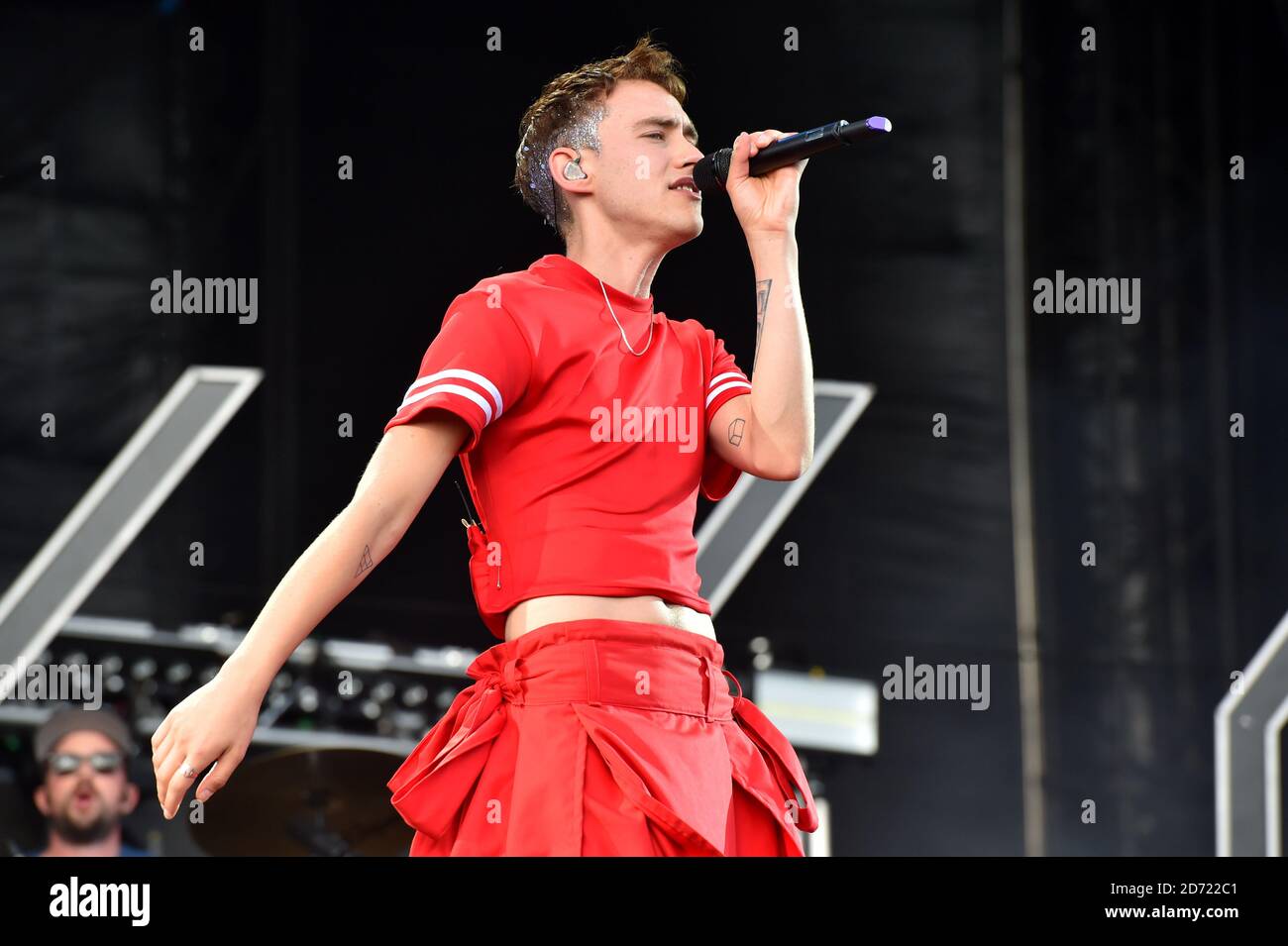 Olly alexander years years music festival at hylands park hi-res stock ...