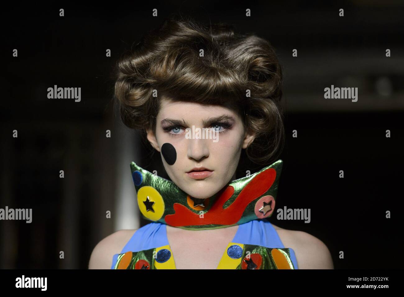 Models on the catwalk during the Pam Hogg Spring/Summer 2017 London ...