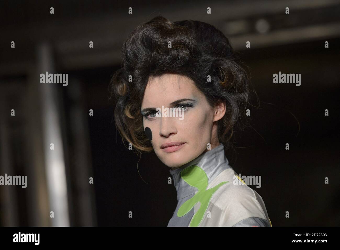 Models on the catwalk during the Pam Hogg Spring/Summer 2017 London ...