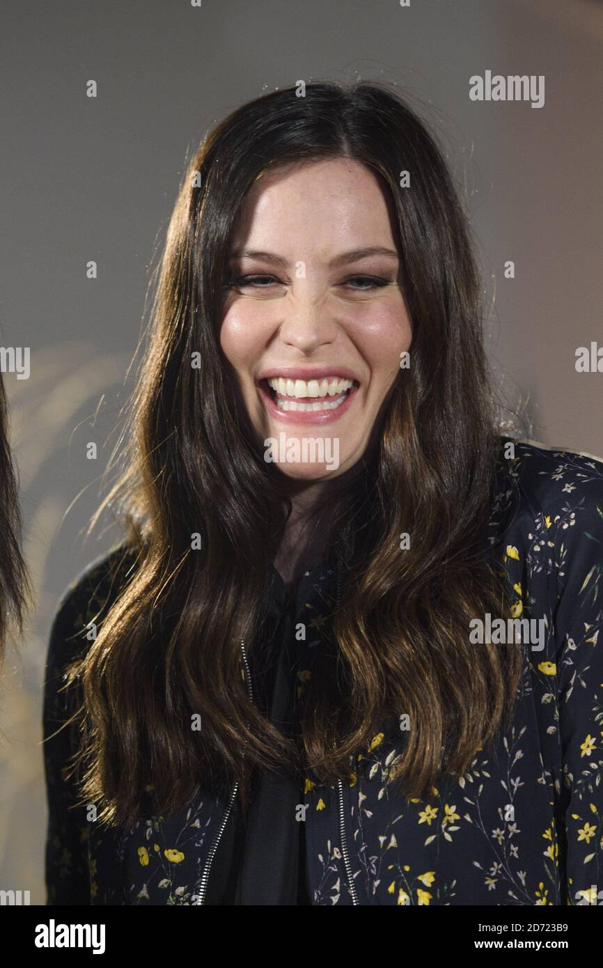 Liv Tyler attending the the Belstaff Spring/Summer 2017 London Fashion ...