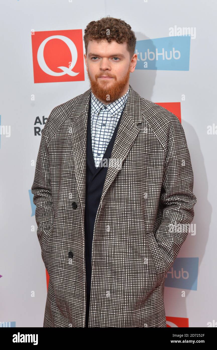 Jack Garratt attending the Q Awards, at the Roundhouse in Camden, London. Picture date: Tuesday ...