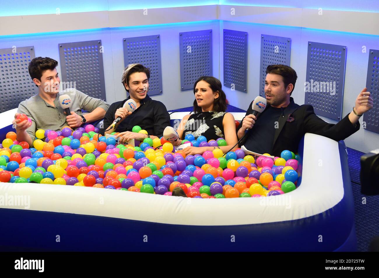 Shawn Mendes is interviewed by George Shelley, Lilah Parsons and Dave ...