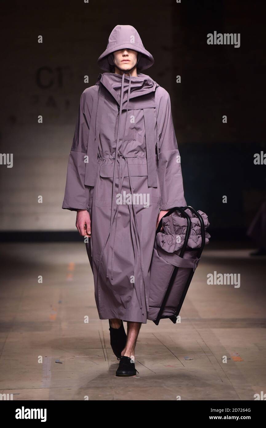 A model on the catwalk during the Craig Green London Fashion Week Menâ ...
