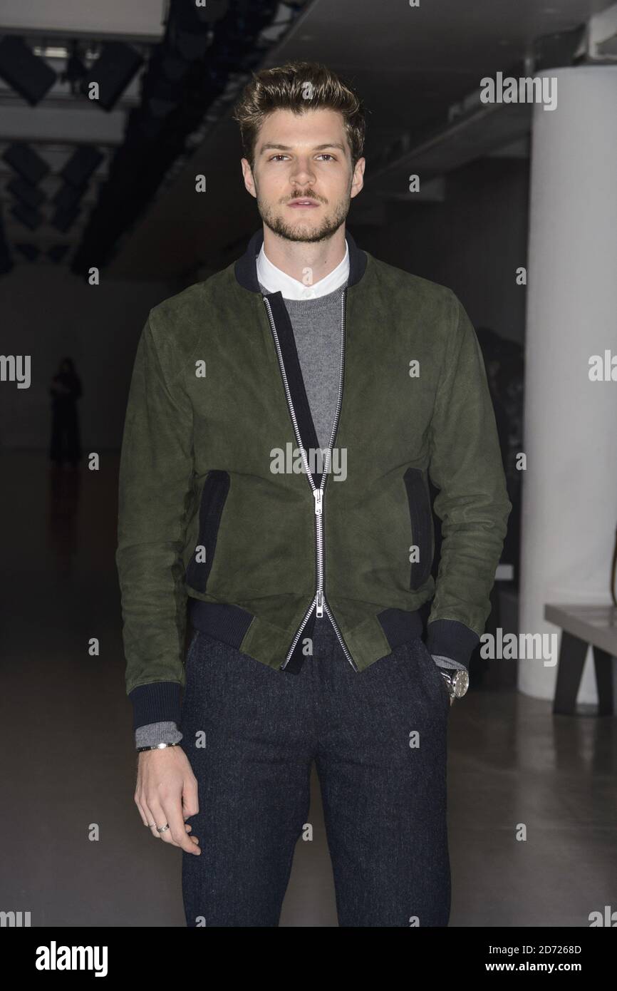 Jim Chapman on the front row during the Ximon Lee London Fashion Week ...