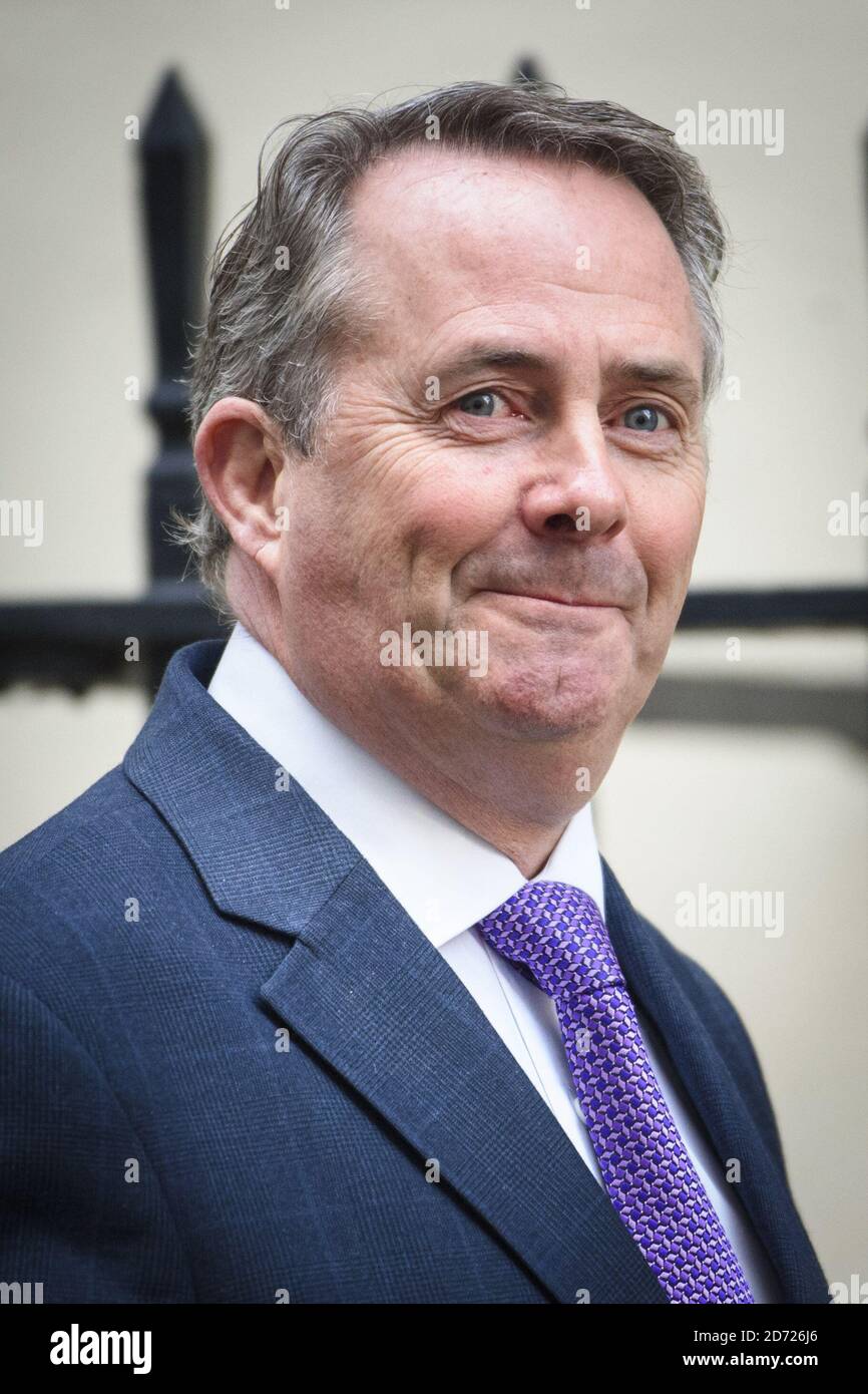 International trade secretary liam fox arriving at 10 downing street hi ...