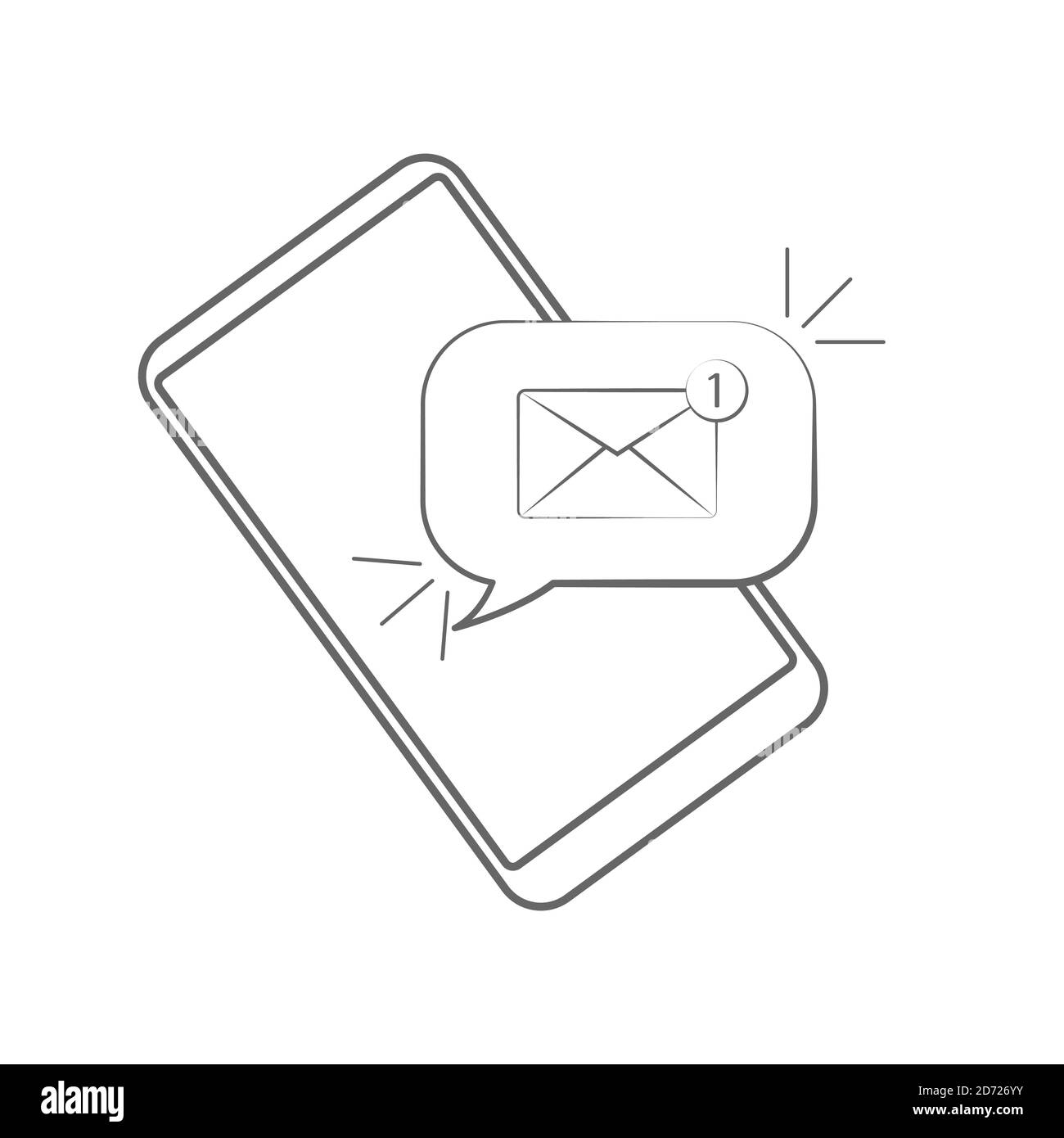 Messenger screen mobile text Black and White Stock Photos & Images - Alamy