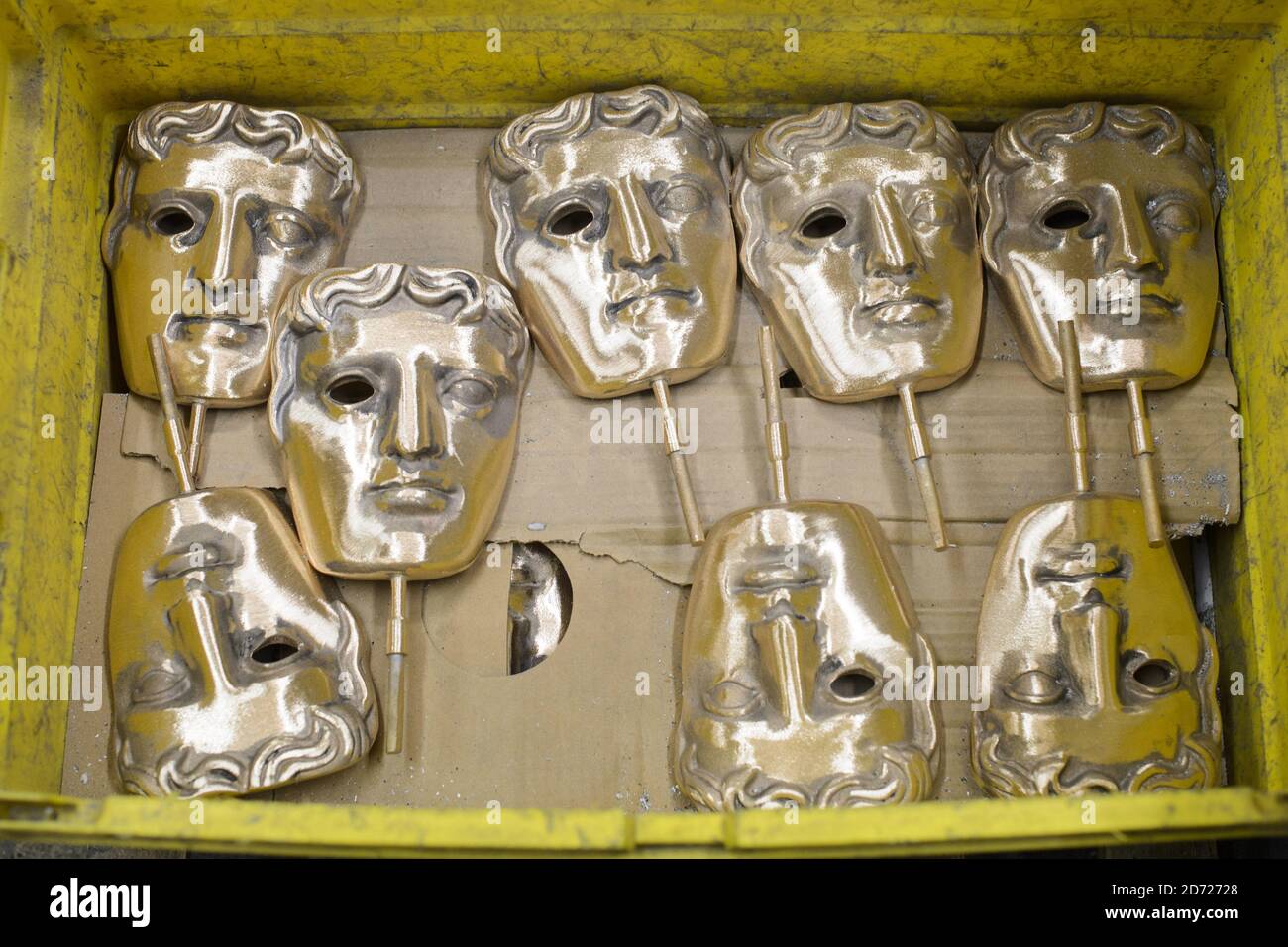 Bafta award statue hi-res stock photography and images - Alamy
