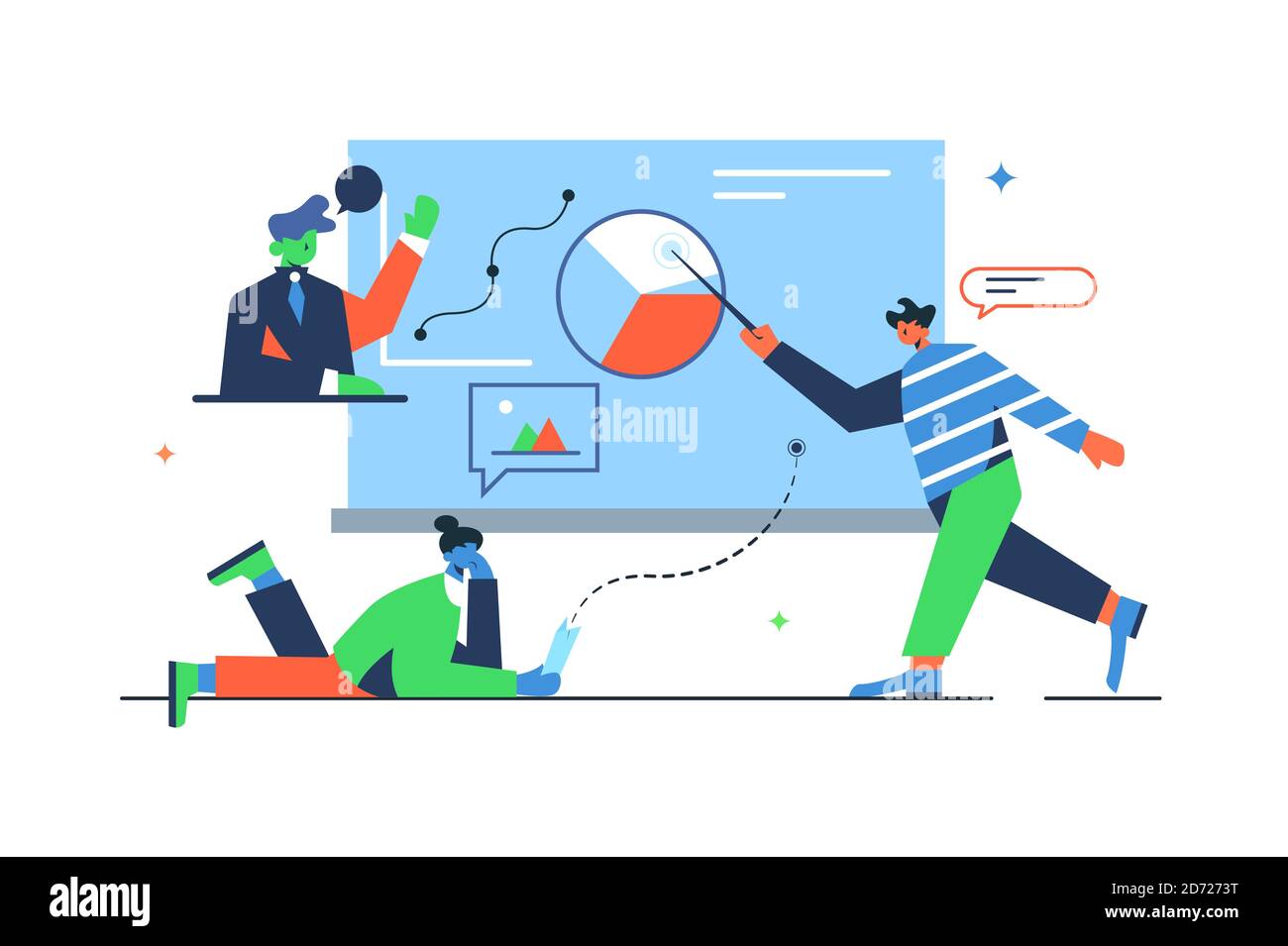 Background for school presentation Stock Vector Images - Alamy