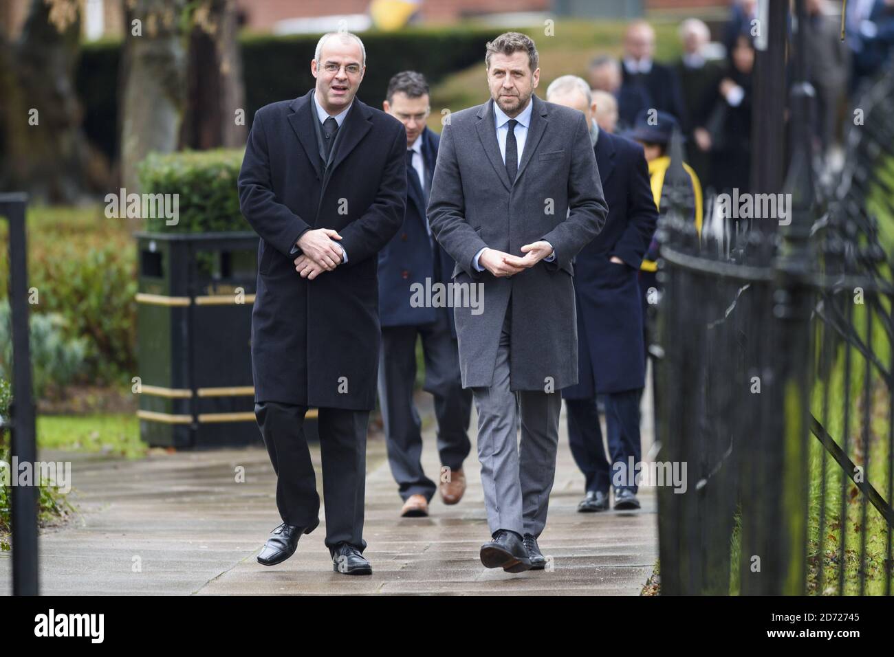 BBC presenter Mark Chapman (right) and BBC Radio Five Live commentator ...