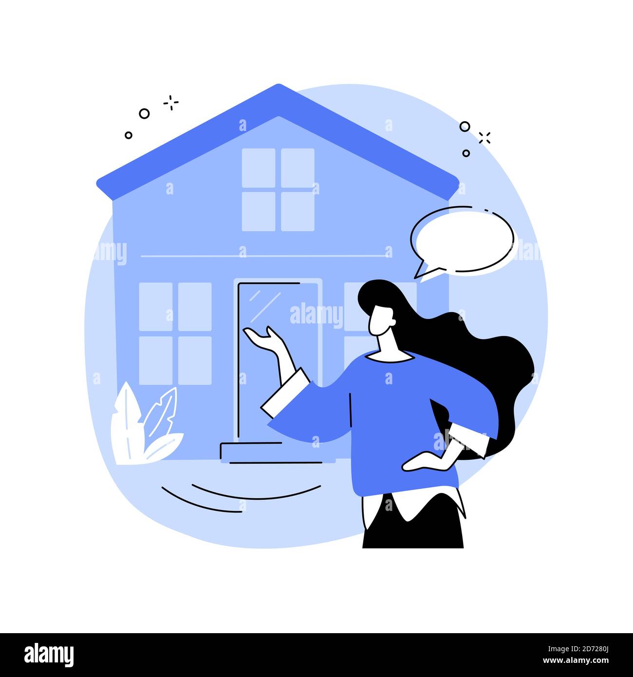 Real estate abstract concept vector illustration Stock Vector Image ...