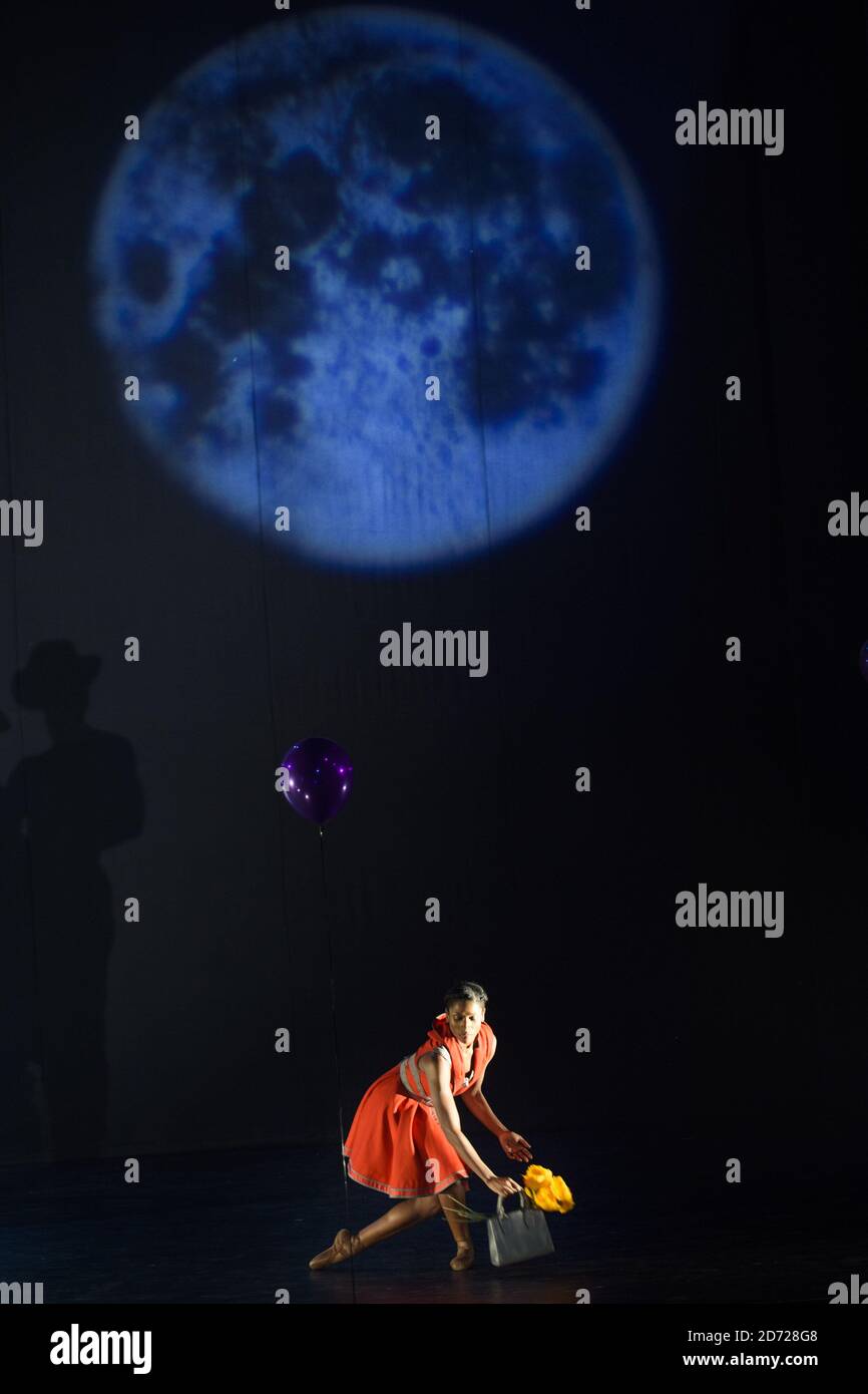 Dancers pictured during a dress rehearsal for the Ballet Black ...