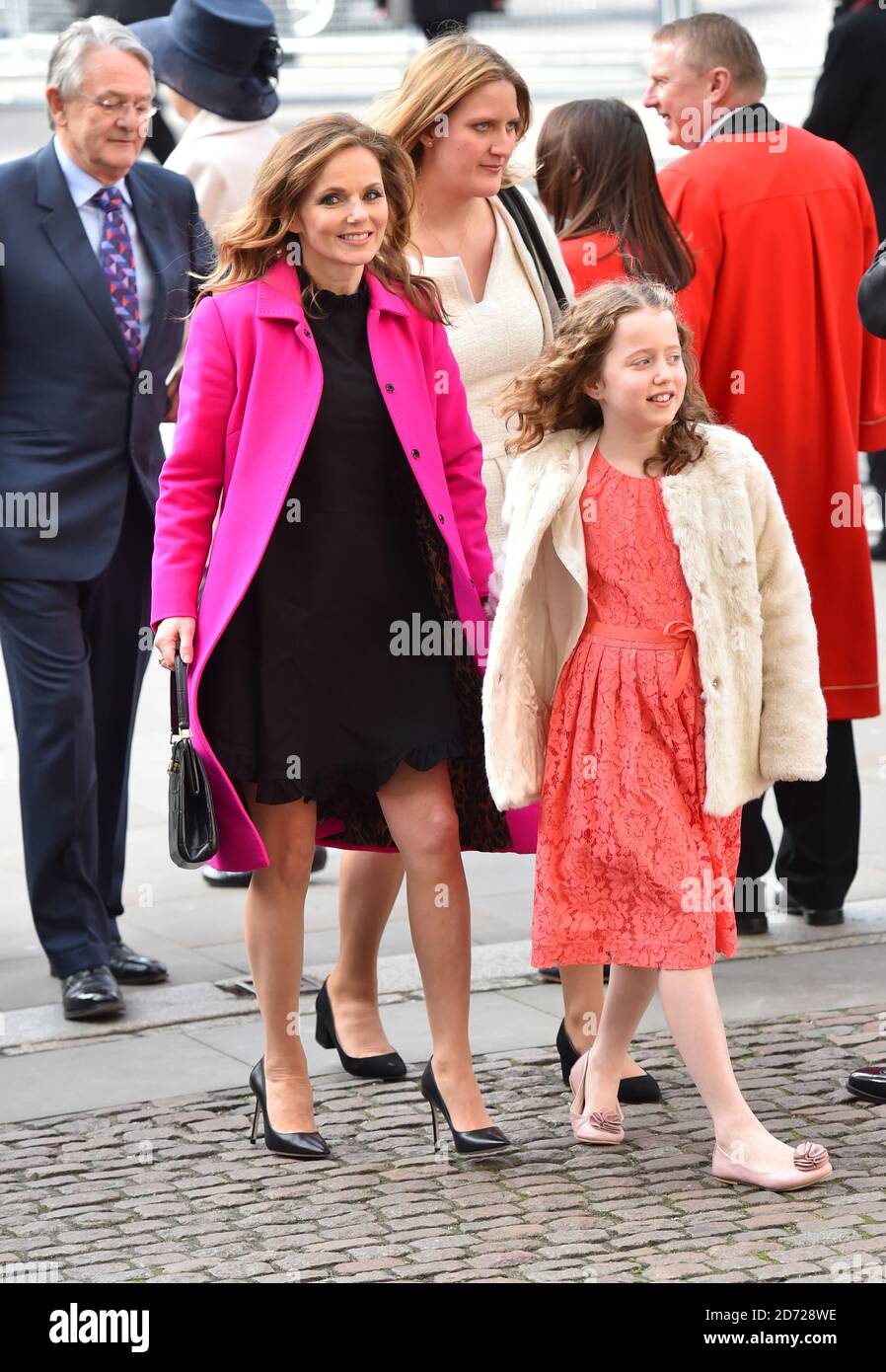 Geri Halliwell and daughter Bluebell attending the Commonwealth Day ...