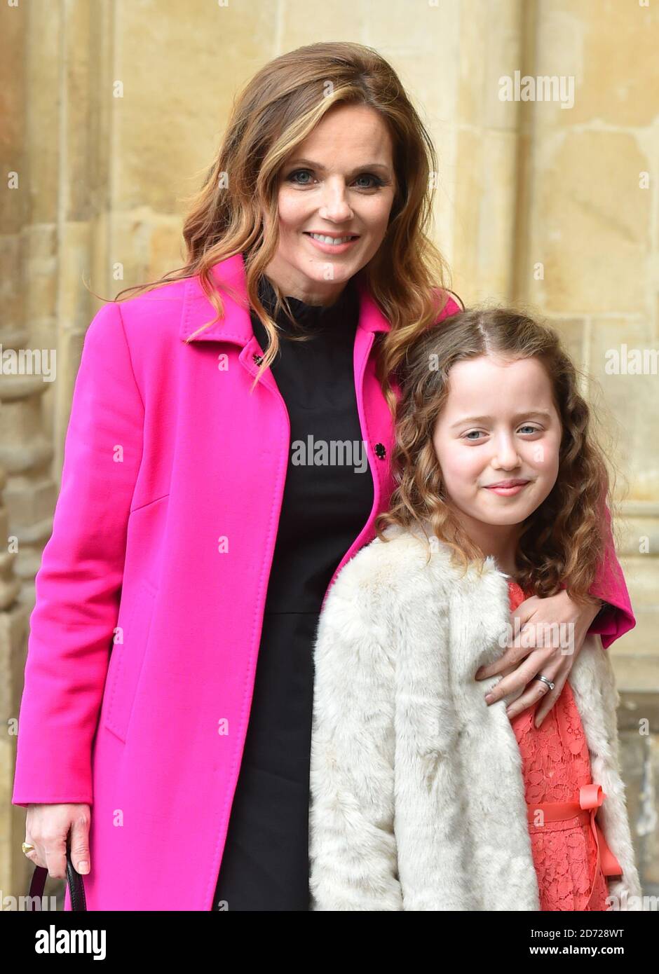 Geri Halliwell and daughter Bluebell attending the Commonwealth Day ...