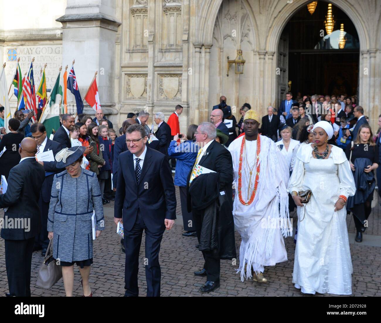 Guests leave hi-res stock photography and images - Alamy