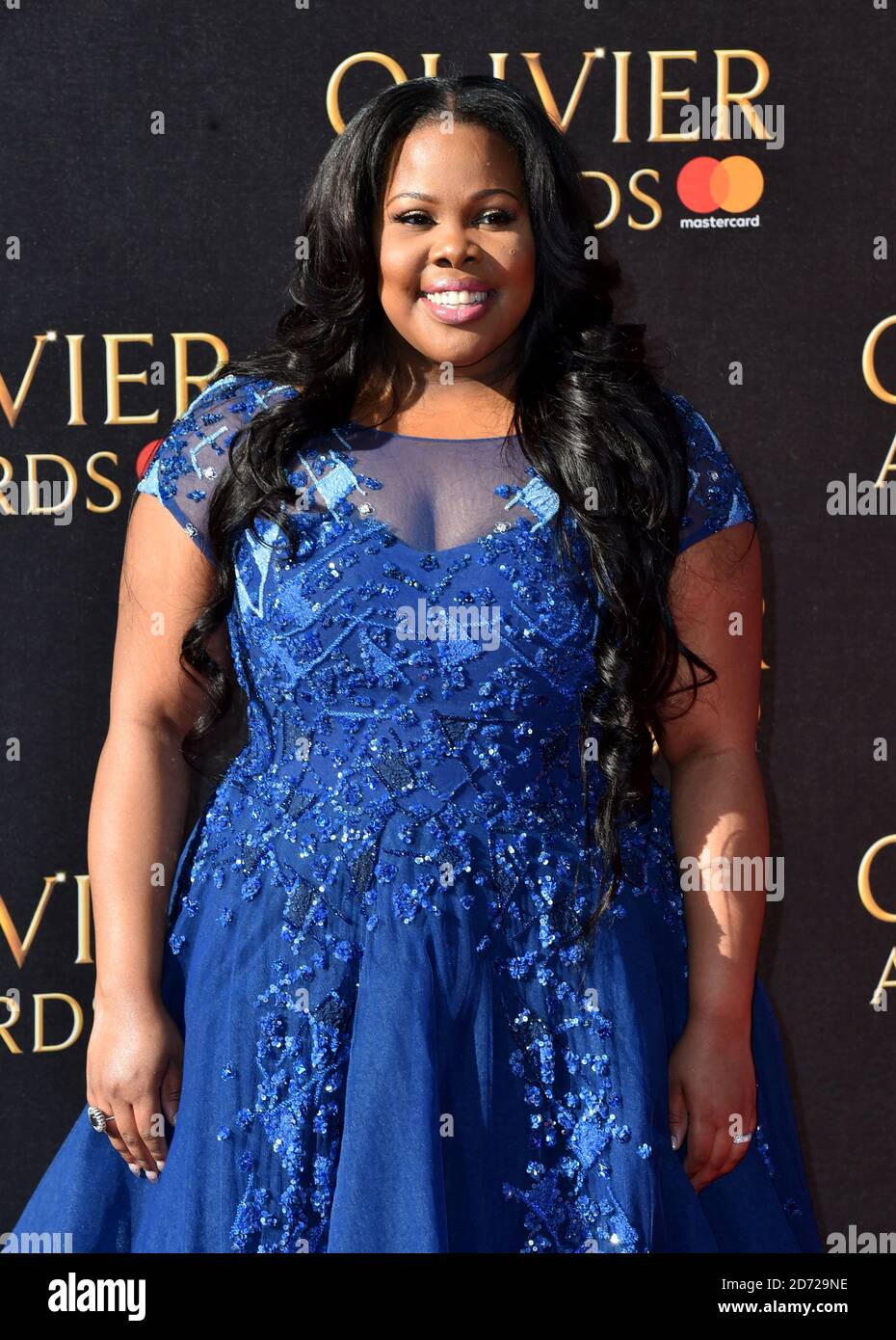 Amber Riley attending the Olivier Awards 2017, held at the Royal Albert ...