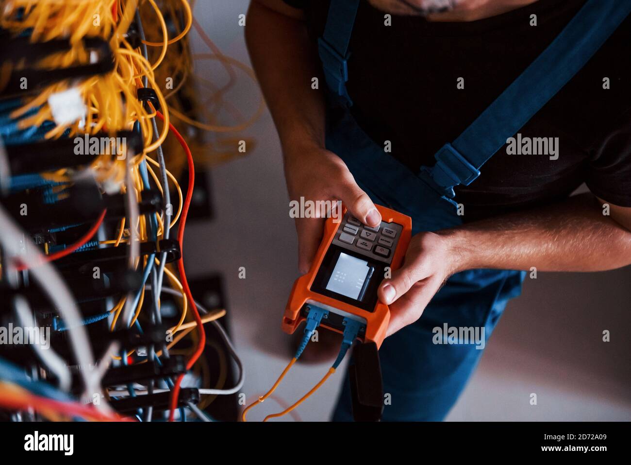 Data center top view hi-res stock photography and images - Alamy