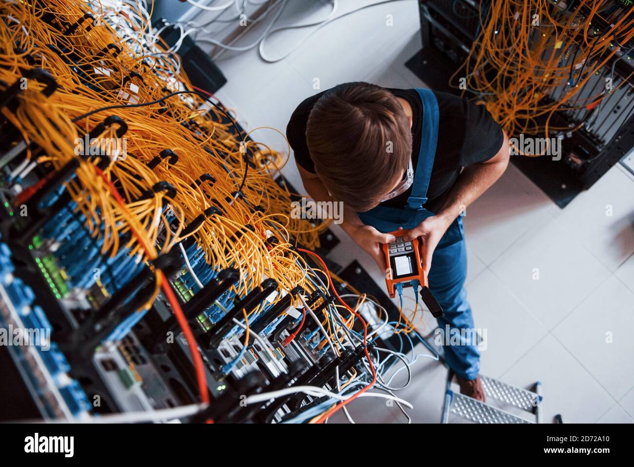 Data center top view hi-res stock photography and images - Alamy