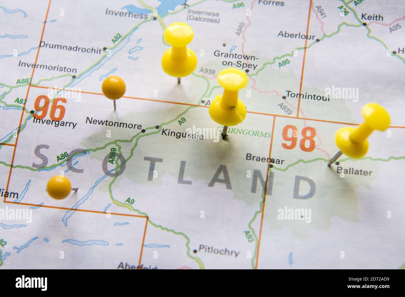 Scottish constituencies map hi-res stock photography and images - Alamy