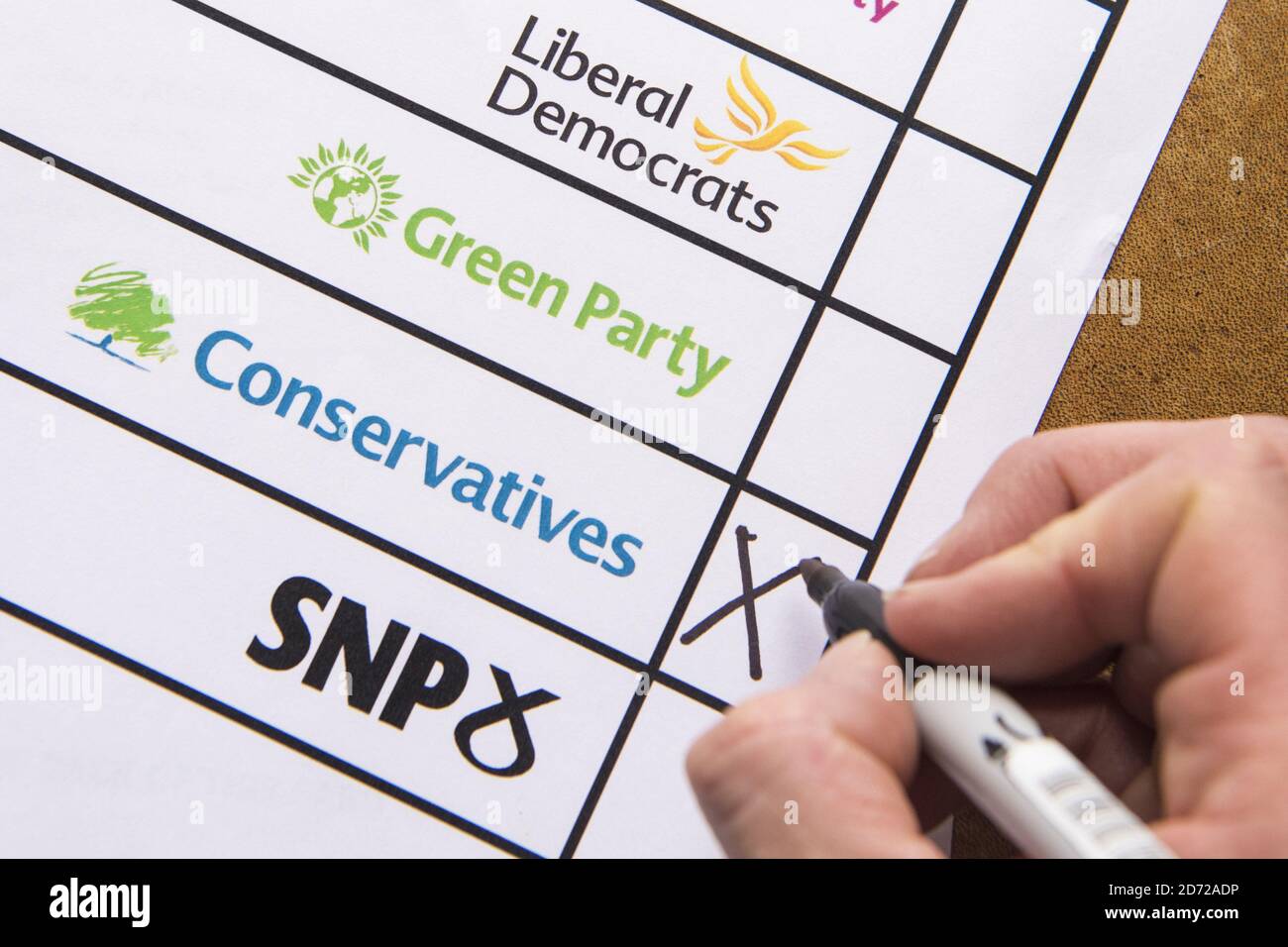 Election voting form conservative hi-res stock photography and images ...