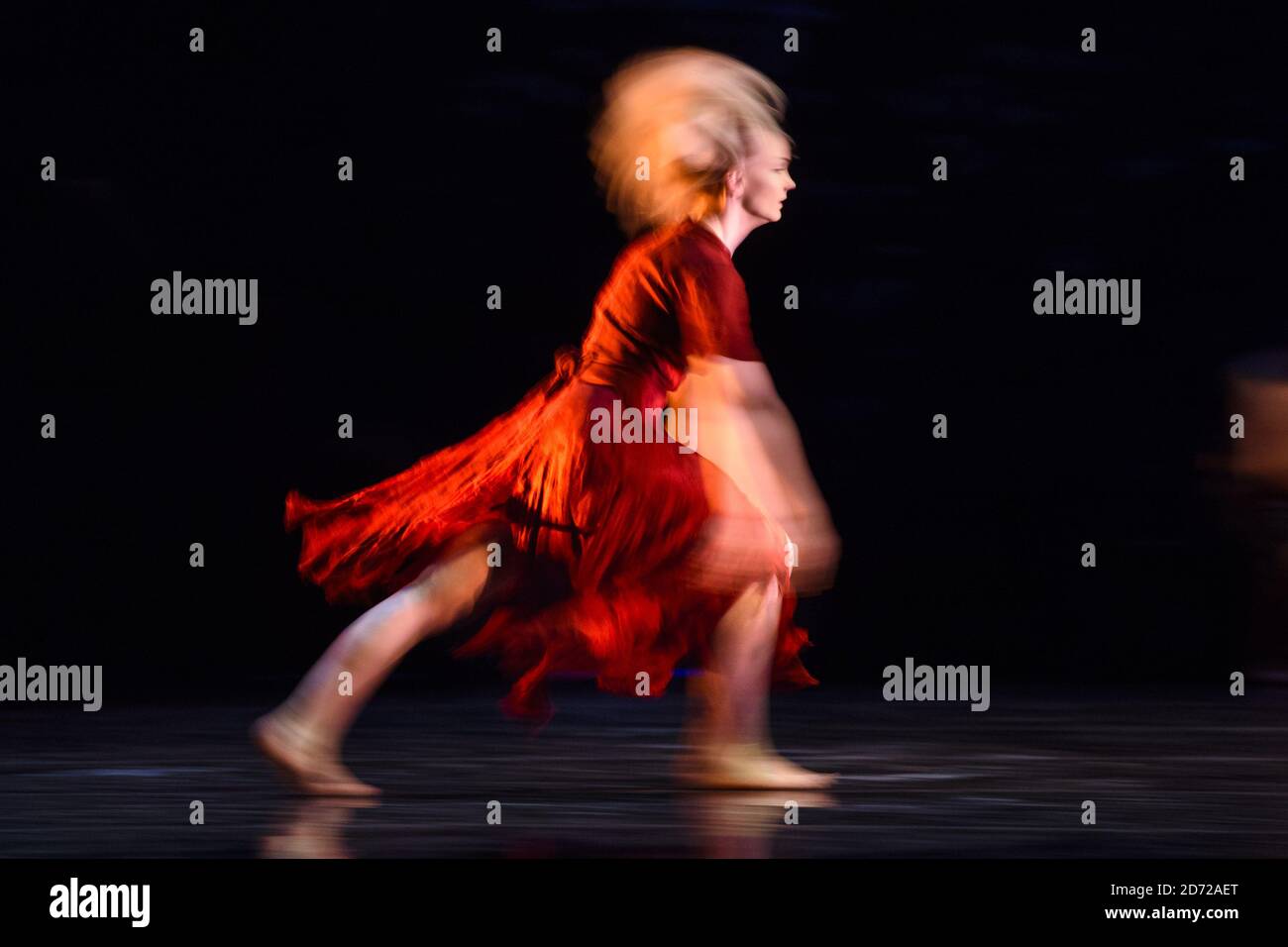 Performers from Rambert perform scenes from Ghost Dances by Christopher ...