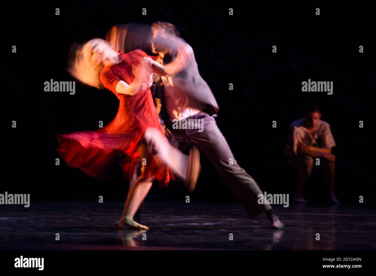Performers from Rambert perform scenes from Ghost Dances by Christopher ...