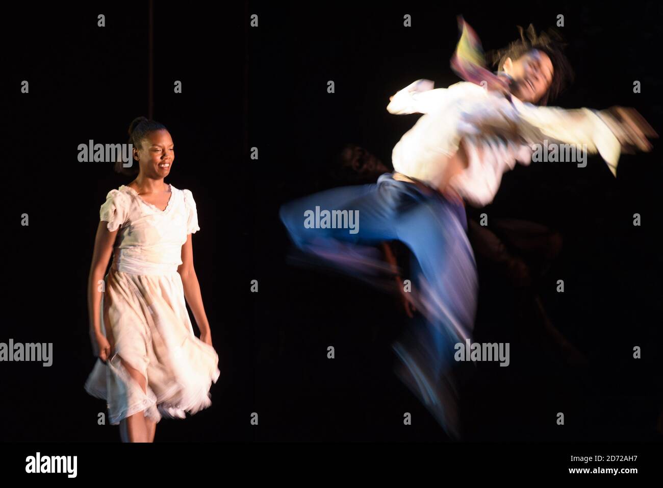 Performers from Rambert perform scenes from Ghost Dances by Christopher ...