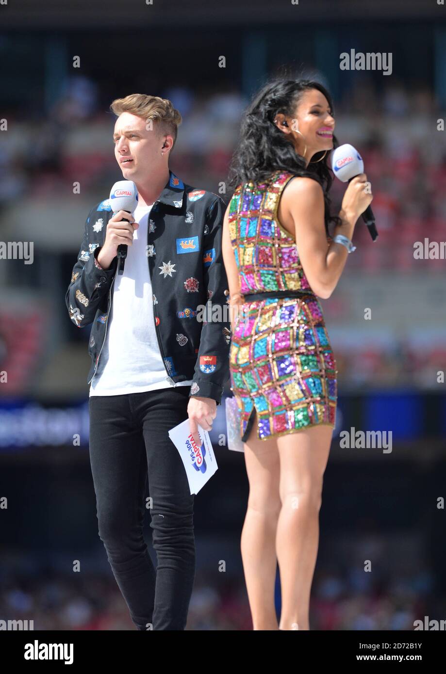 Vick Hope and Roman Kemp at Capital FM's Summertime Ball with Vodafone ...