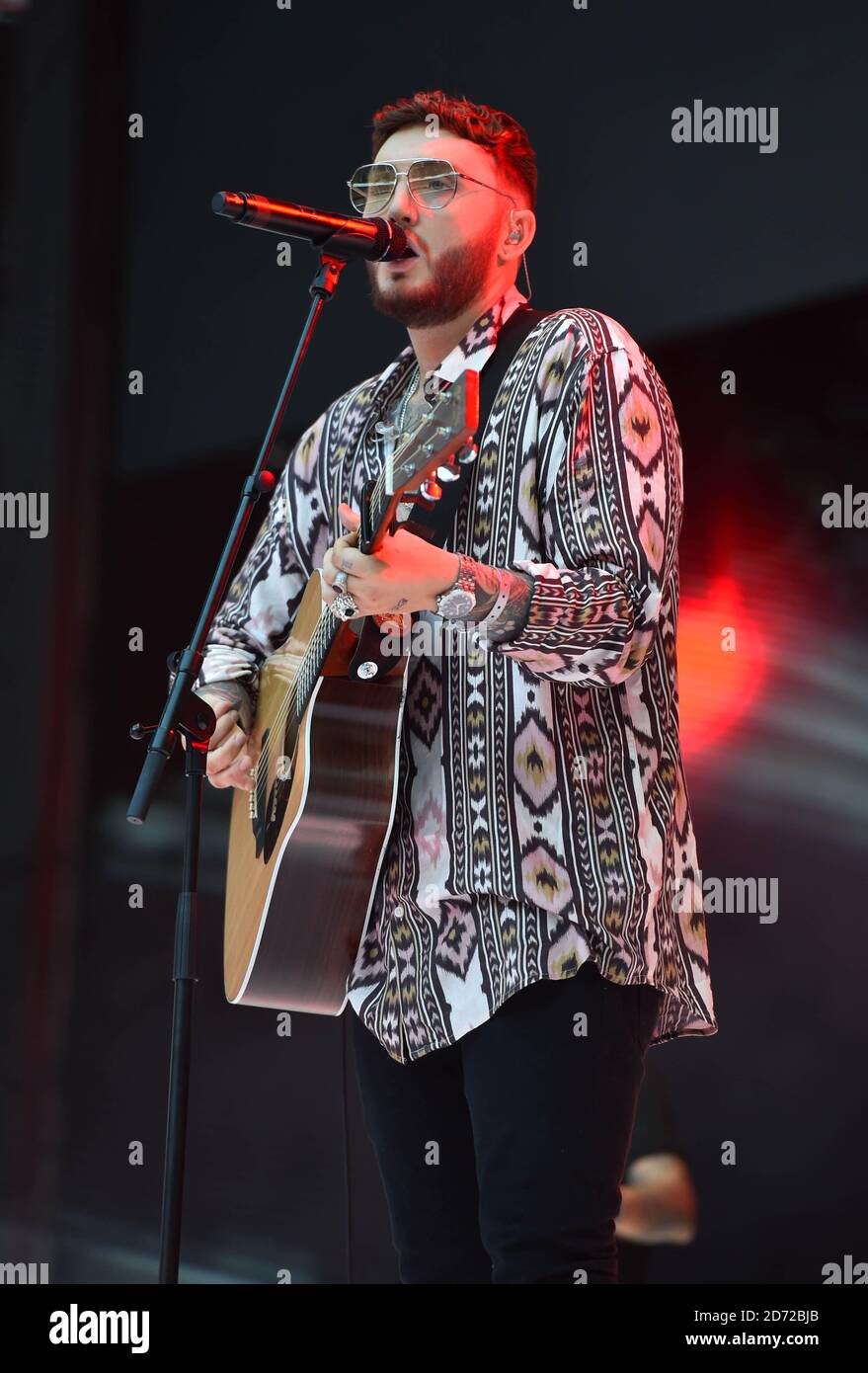 James Arthur at Capital FM's Summertime Ball with Vodafone held at ...