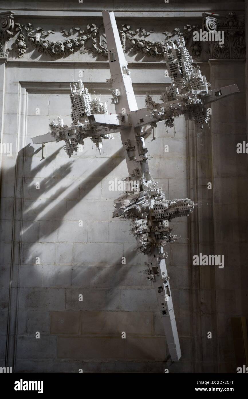 Crucifixes commemorating the first world war by artist Gerry Judah, on ...