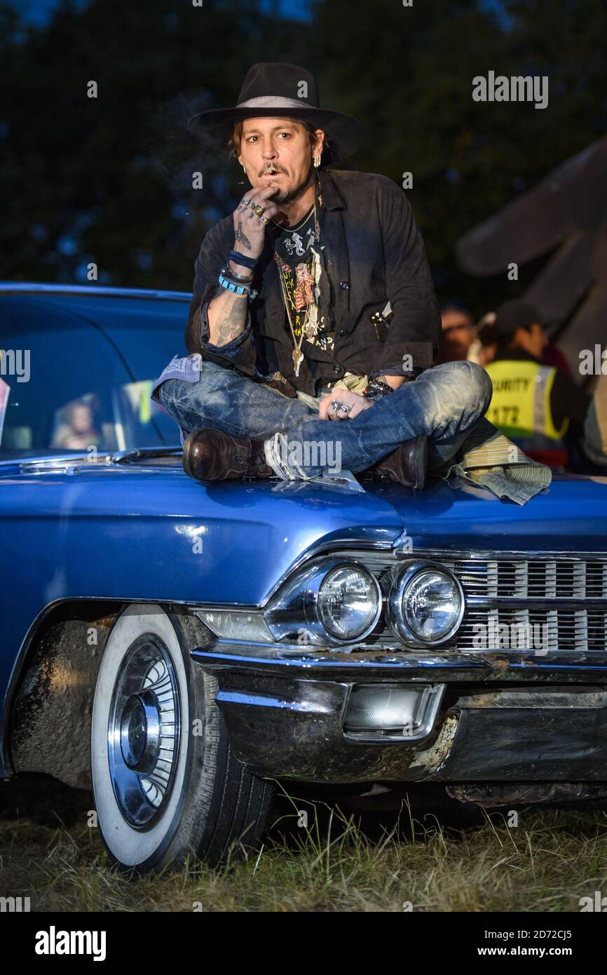 Johnny Depp pictured at a screening of The Libertine, at the ...