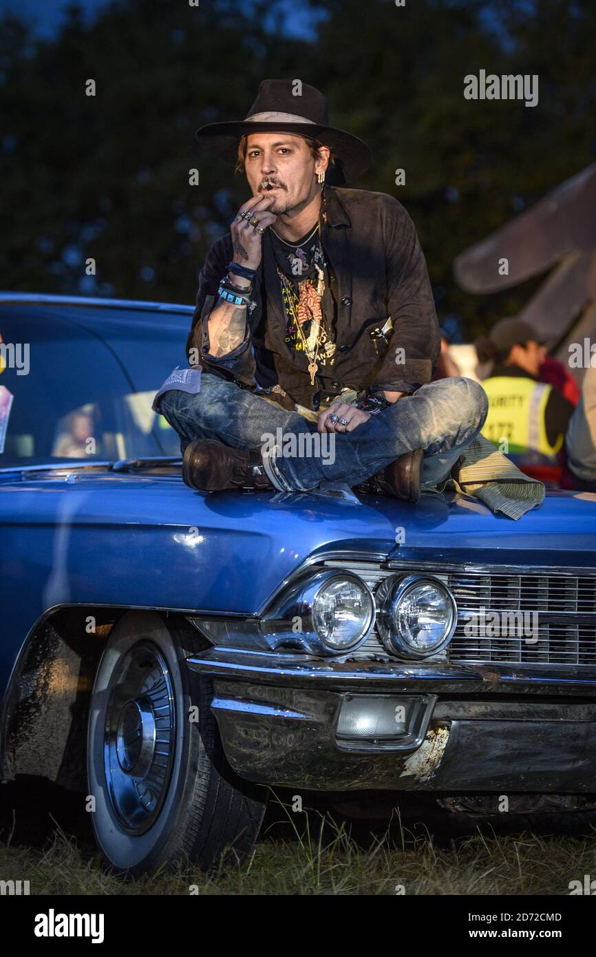 Johnny Depp pictured at a screening of The Libertine, at the ...