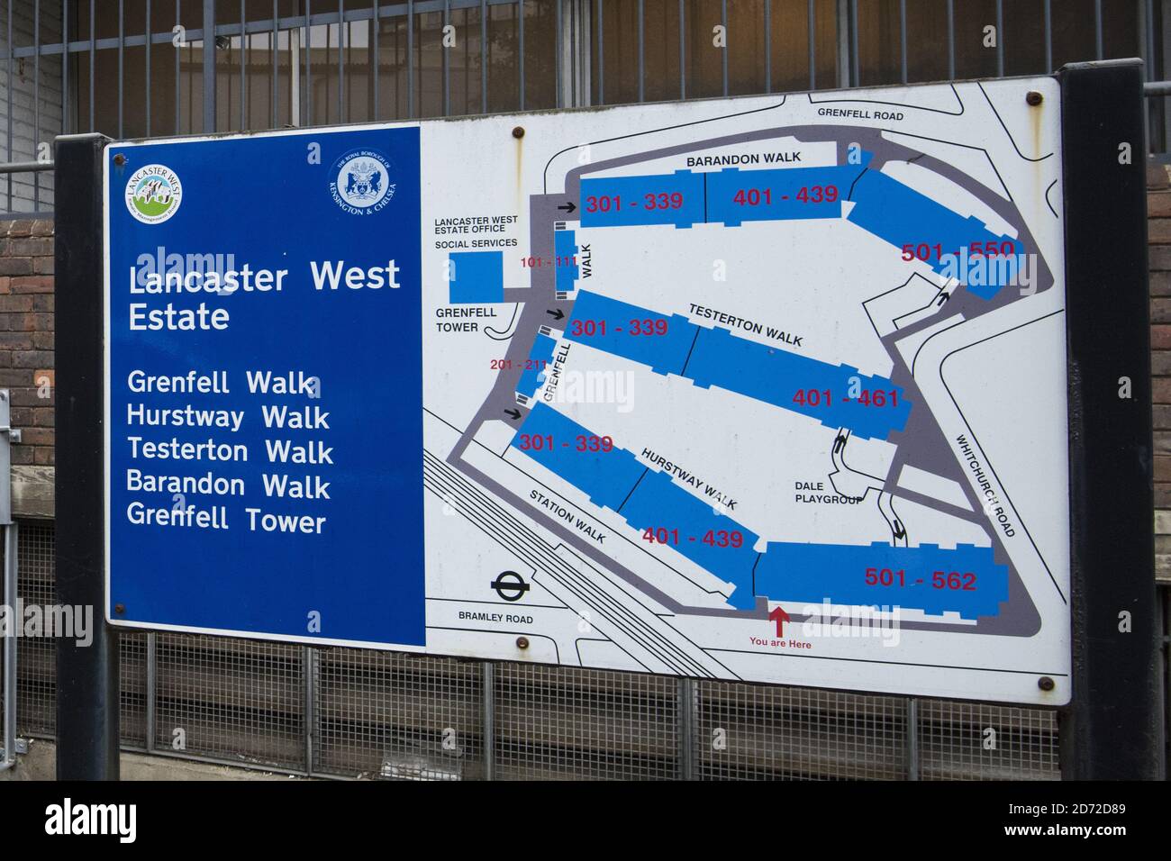 Map of grenfell hi-res stock photography and images - Alamy