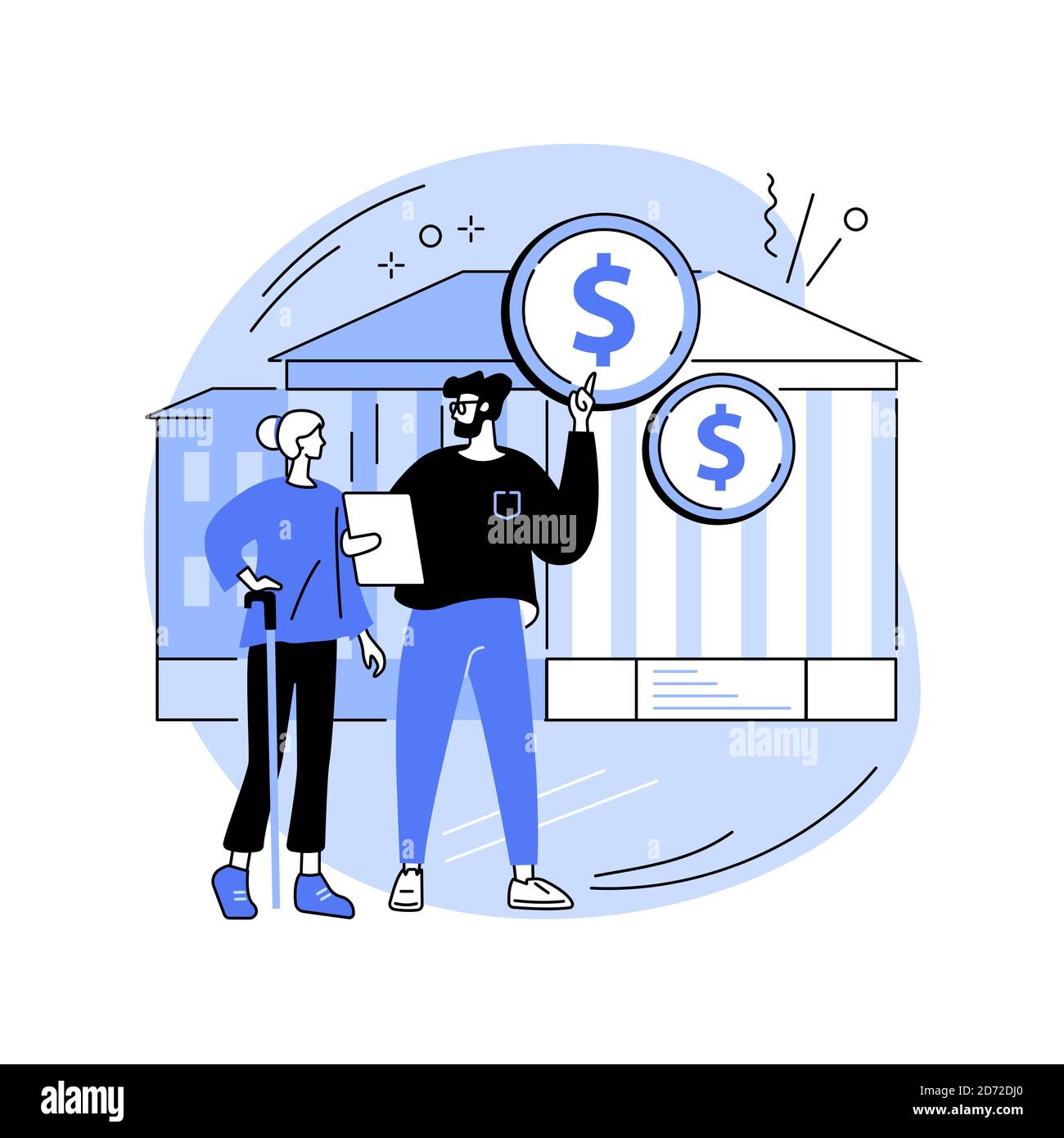 Retirement investments abstract concept vector illustration Stock ...