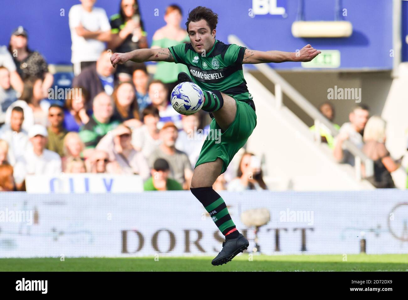 Ed Westwick during Game4Grenfell, a charity football match in aid of ...