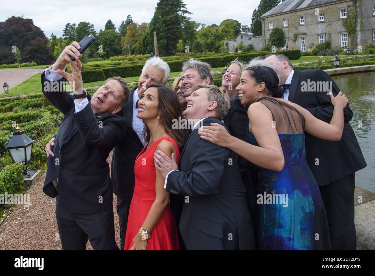 Classic FM presenters (l-r) Bill Turnbull, Myleene Klass, Nick Owen ...
