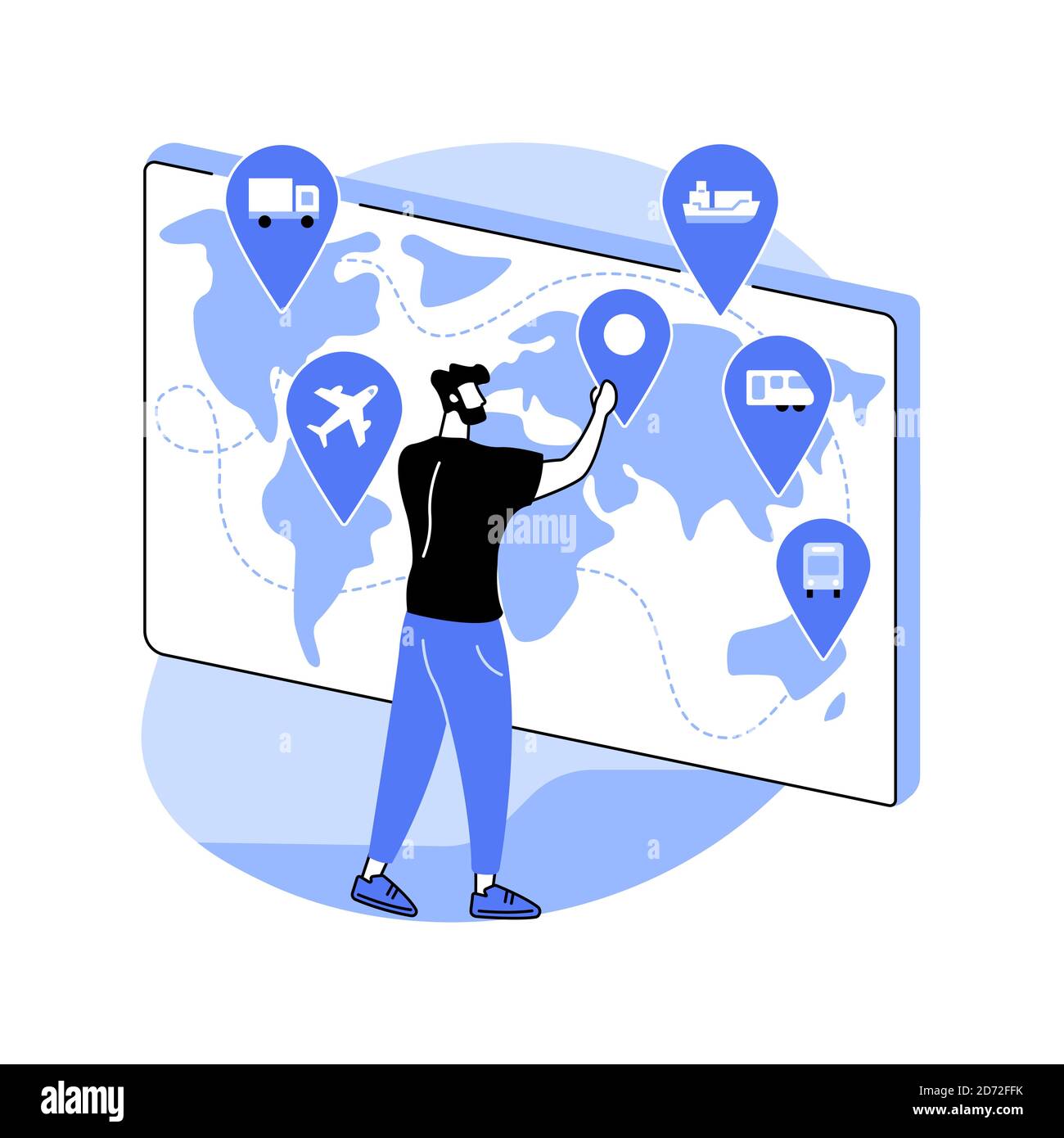 Business logistics abstract concept vector illustration Stock Vector ... Business logistics abstract concept vector illustration Stock Vector ...