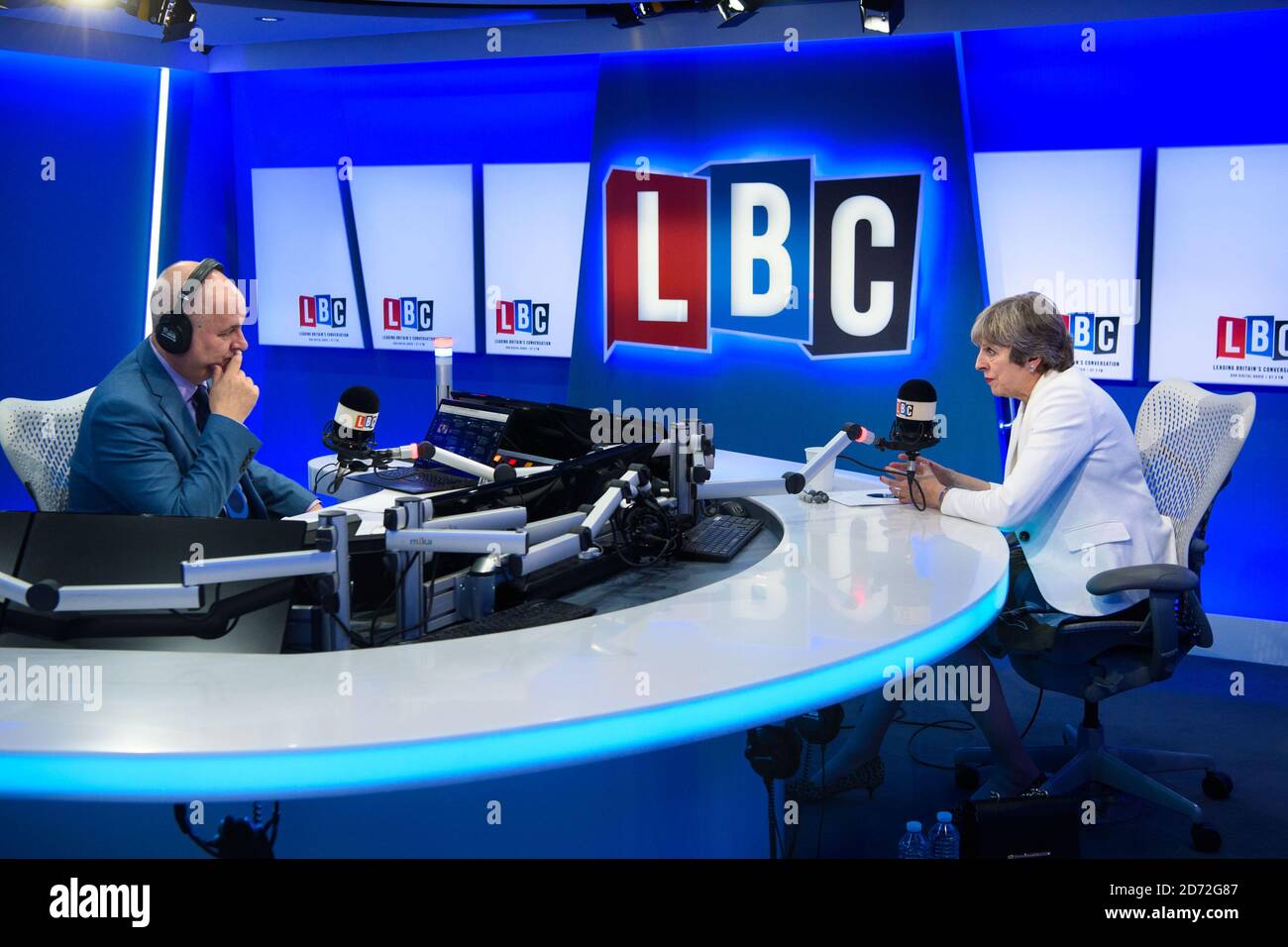 At lbc radio studios in leicester square hi-res stock photography and ...
