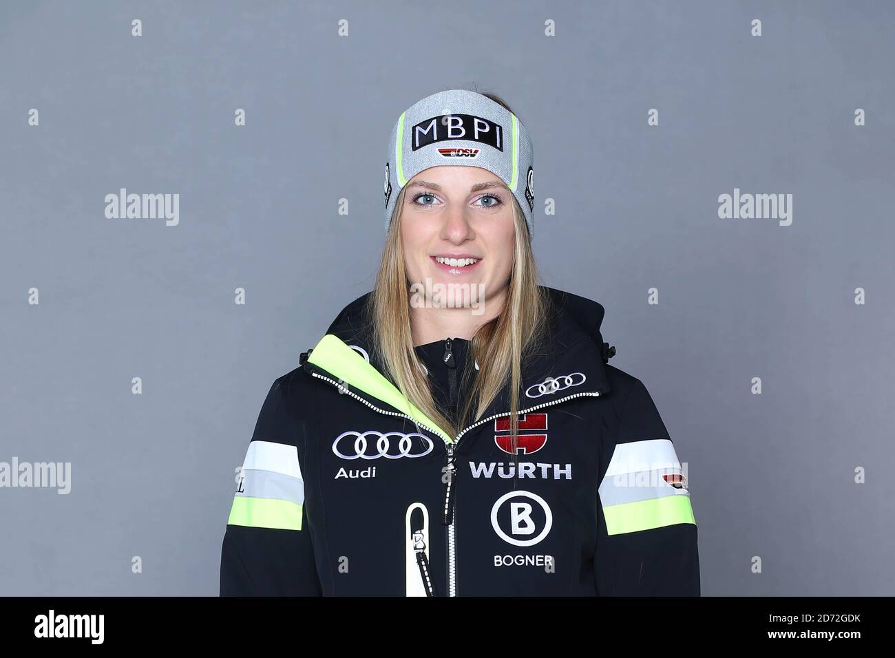 Jessica HILZINGER, Alpine skiing, single image, cropped single motif ...