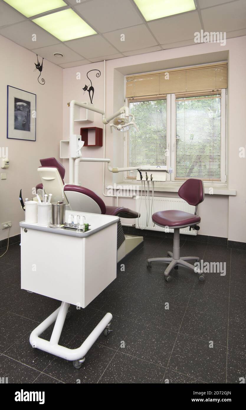 Dental office at hospital in Moscow. Russian federation Stock Photo - Alamy