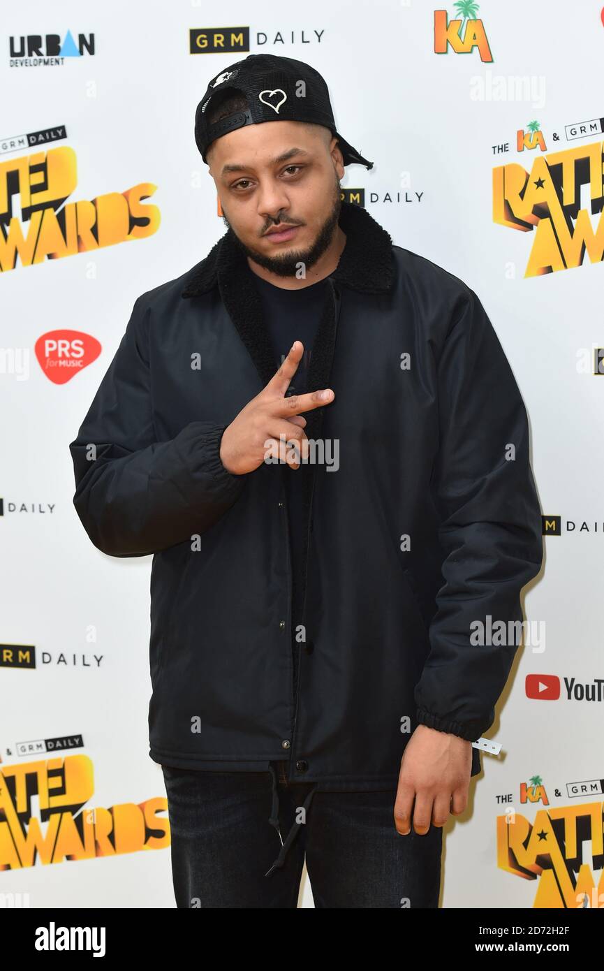 Troopz arriving at the Rated Awards, at the Roundhouse in Camden ...