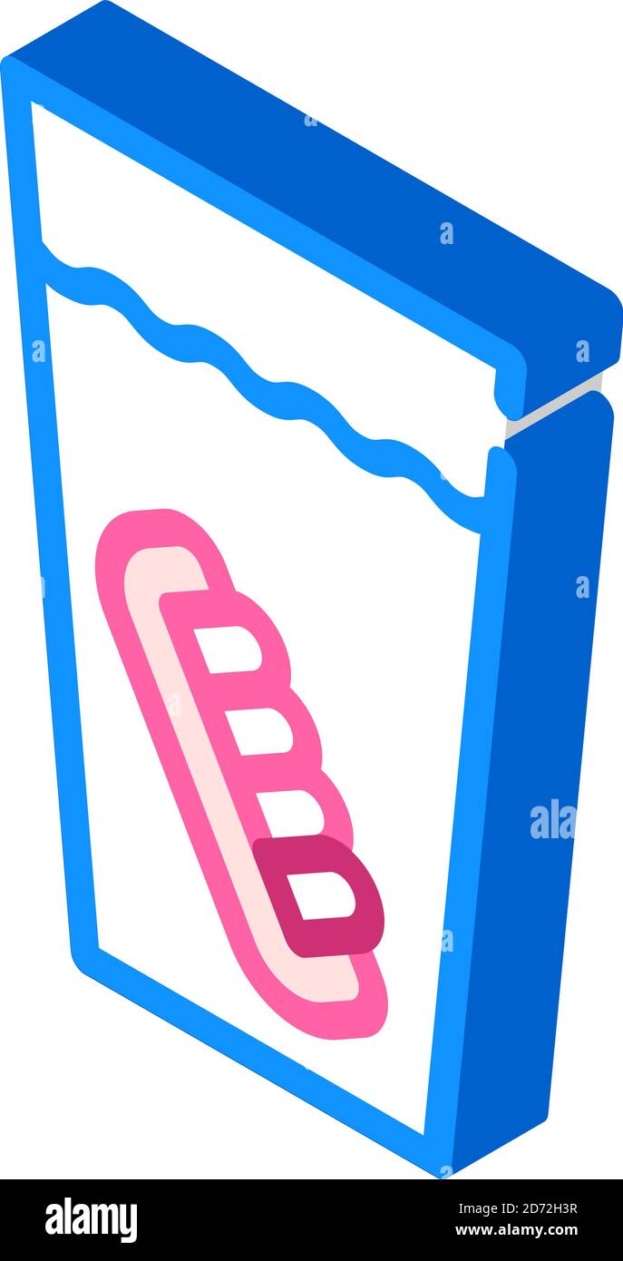 false jaw in glass isometric icon vector illustration Stock Vector ...