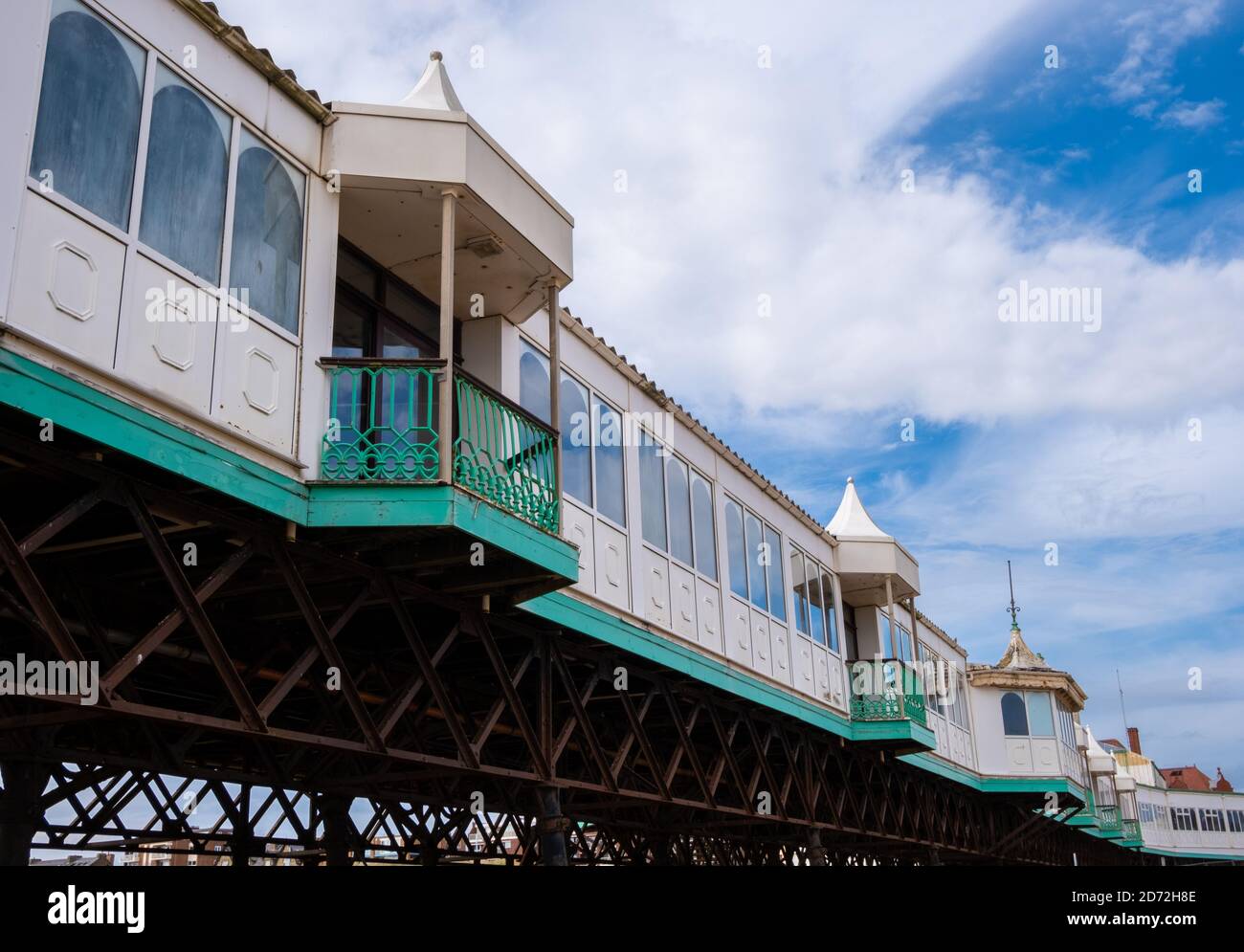 The pier at St Annes on Sea in Fylde August 2020 Stock Photo - Alamy