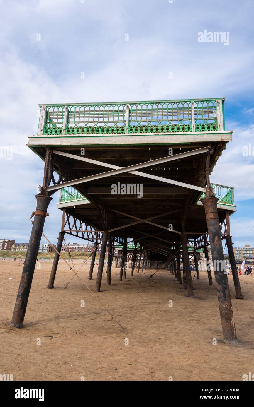 The pier at St Annes on Sea in Fylde August 2020 Stock Photo - Alamy